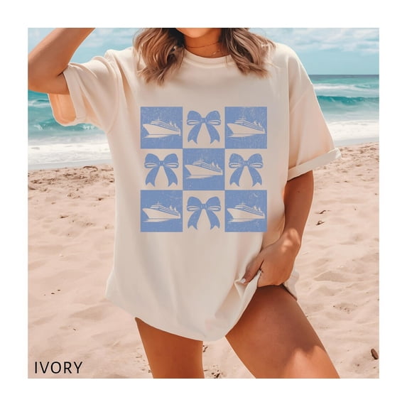 Coquette Bow Cruise Tshirt,Adventurer Shirt,Bestie Cruise,Beach Girls ...