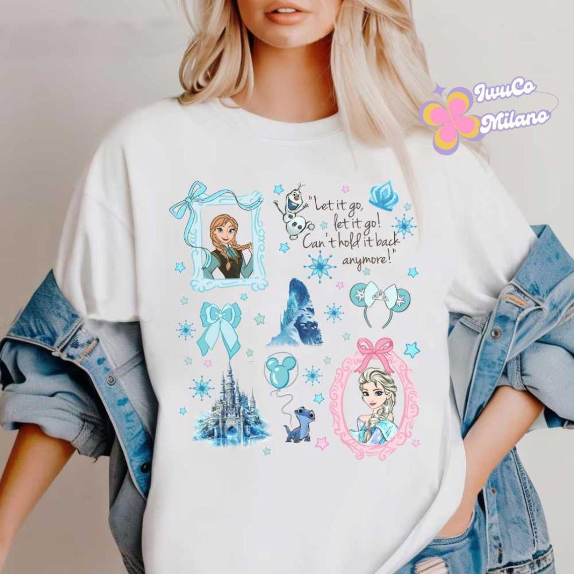 Coquette Bow Disney Frozen Shirt, Princess Elsa Anna Olaf Disney Girl ...