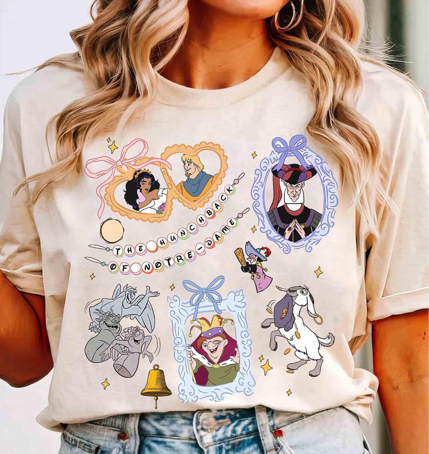 Coquette Bow Disney The Hunchback Of Notre Dame T-shirt, Esmeralda ...
