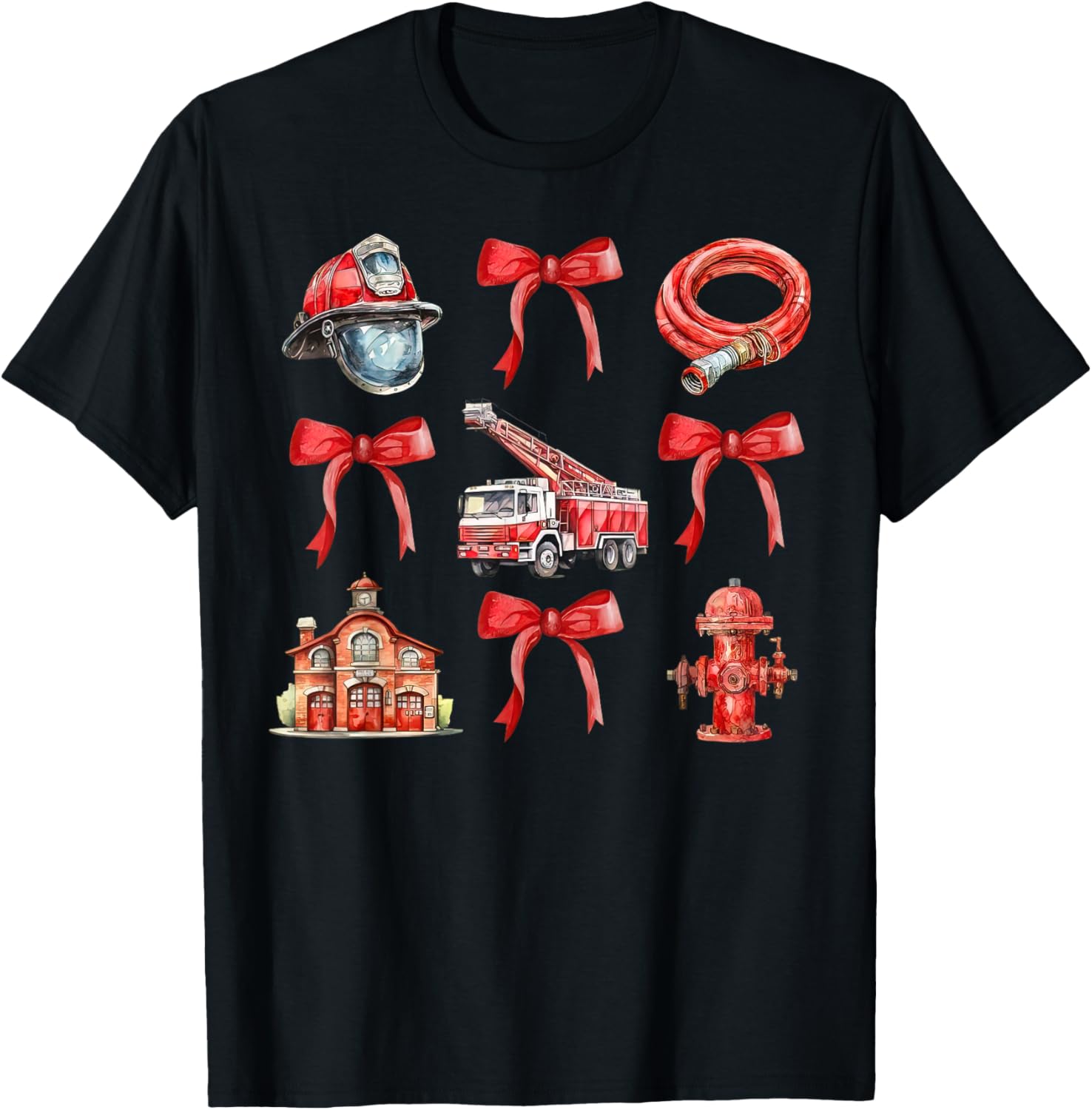 Coquette Bow Firefighter Firehouse - Walmart.com