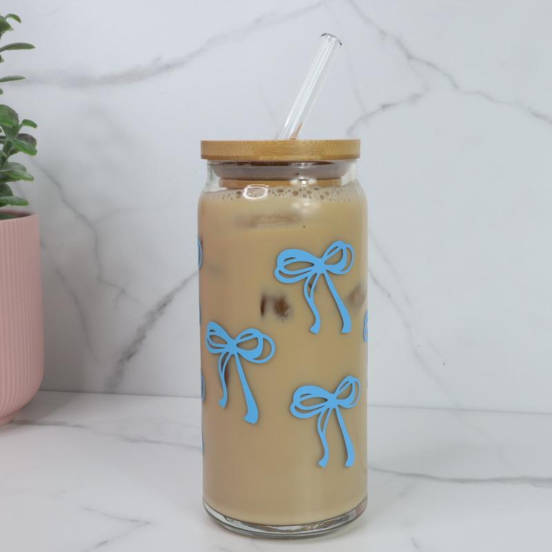 Coquette Bow Glass Cup - Walmart.com