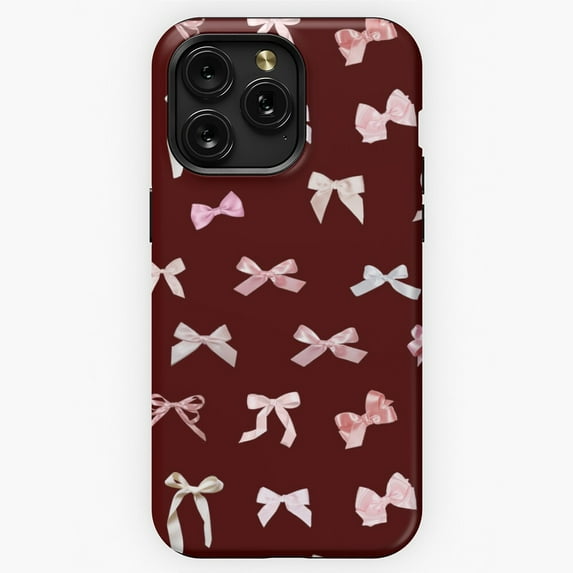 Coquette Bow Pack Pretty Ribbon Collection iPhone Case 17 11 12 13 14 15 16 Pro Max - Walmart.com