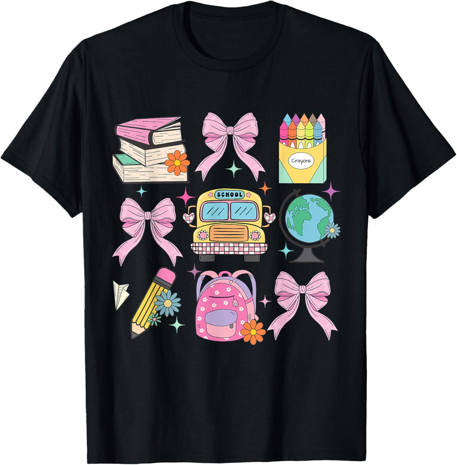 Coquette Bow Student Teacher Happy Back To School - Walmart.com