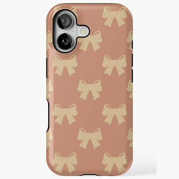 Coquette Bows Aesthetic Pattern Phone Case 17 16 15 14 13 12 11 Pro Max ...
