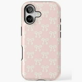 Coquette Bows Pattern Aesthetic Phone Case 17 16 15 14 13 12 11 Pro Max ...
