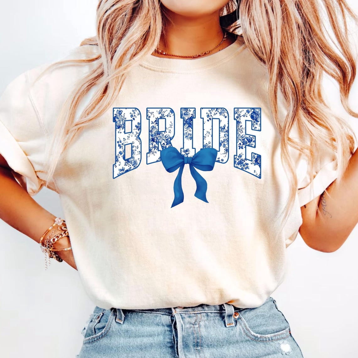 Coquette Bride Shirt, Engagement Party T-Shirt, Team Bride Tees, Bride ...