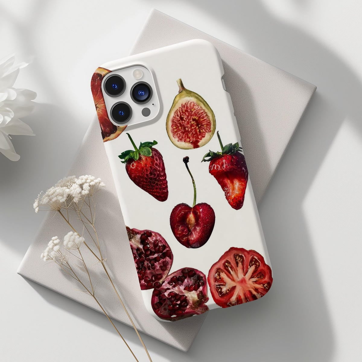 Coquette Cherry Collage Fruit Phone Case for 17 16 15 14 13 12 11 Pro ...