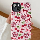 Coquette Cherry Disco Ball Ribbon Bow Girly Phone Case 17 through 11 ...