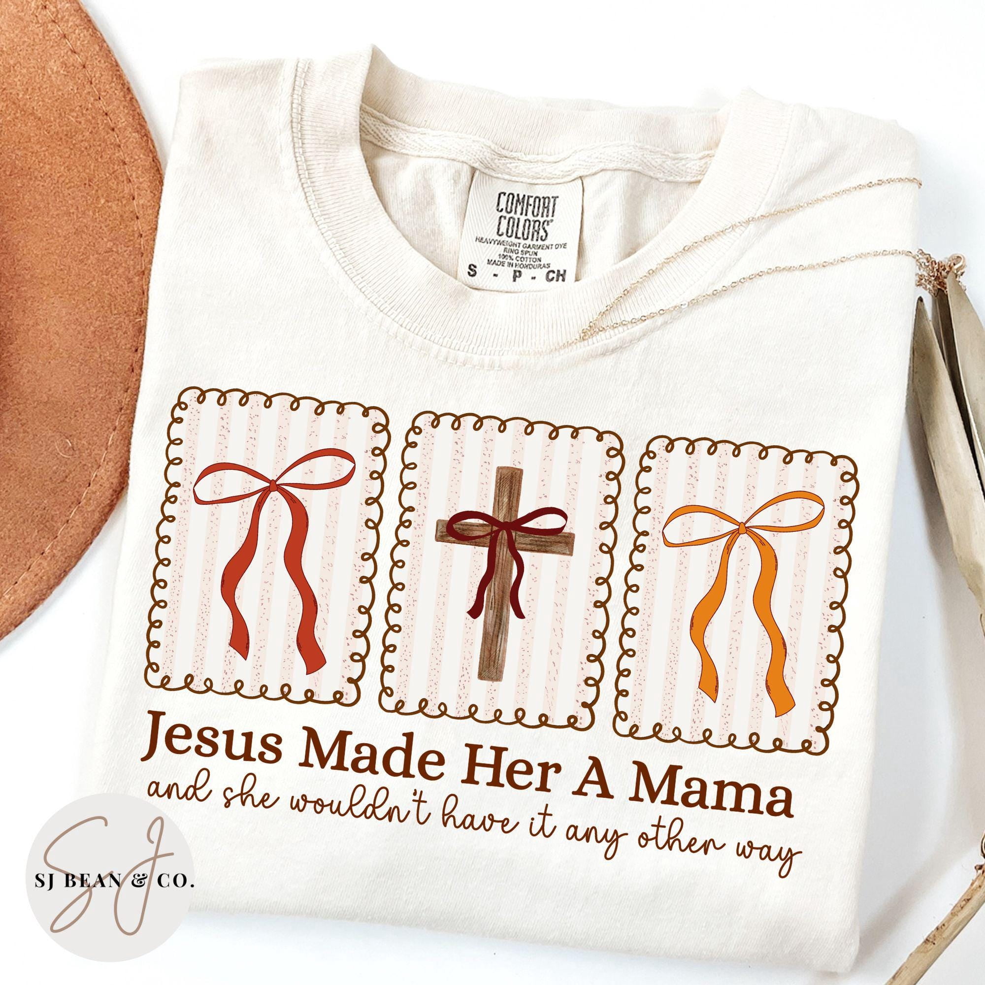Coquette Christian Mama Fall T-Shirt with Gift Boxes and Uplifting ...