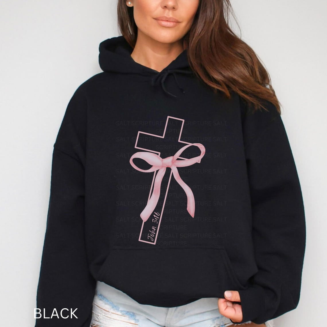 Coquette Christian Shirt, Christian Hoodie, Pink Bow Hoodie for ...