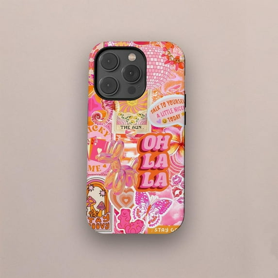 Coquette Collage Pink Preppy Aesthetic Phone Case for iPhone 11 12 13 ...