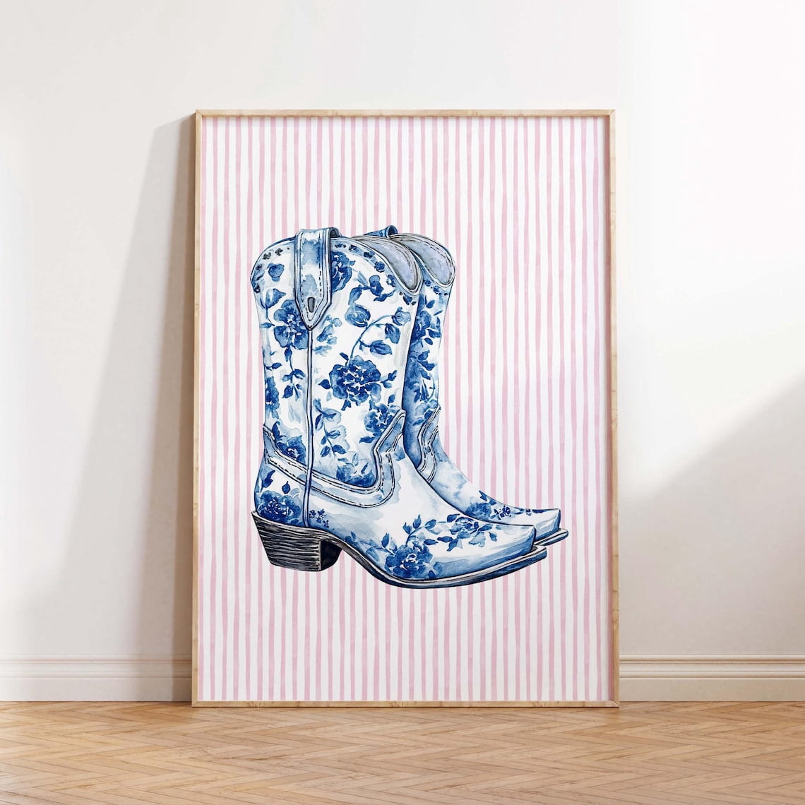 Coquette Cowboy Boots Print, Cowgirl Boots Print, Coquette Poster ...