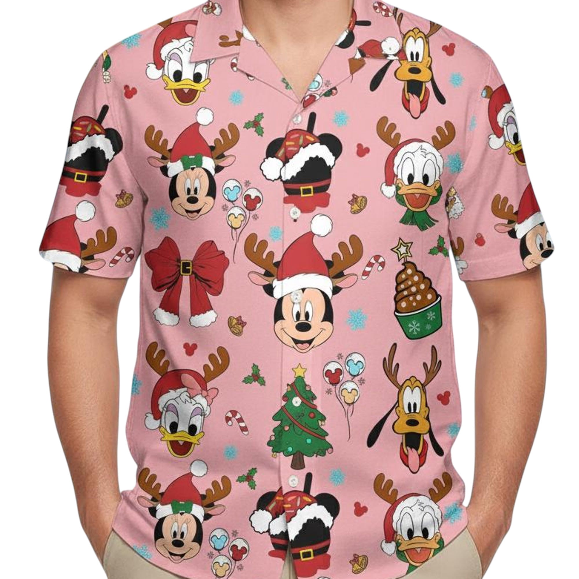 Coquette Disney Mickey And Friends Christmas Hawaiian Shirt, Minnie ...