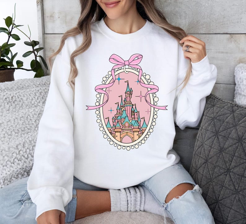 Coquette Disney Shirt, Magical Castle shirt, Magic Kingdom Sweatshirt ...