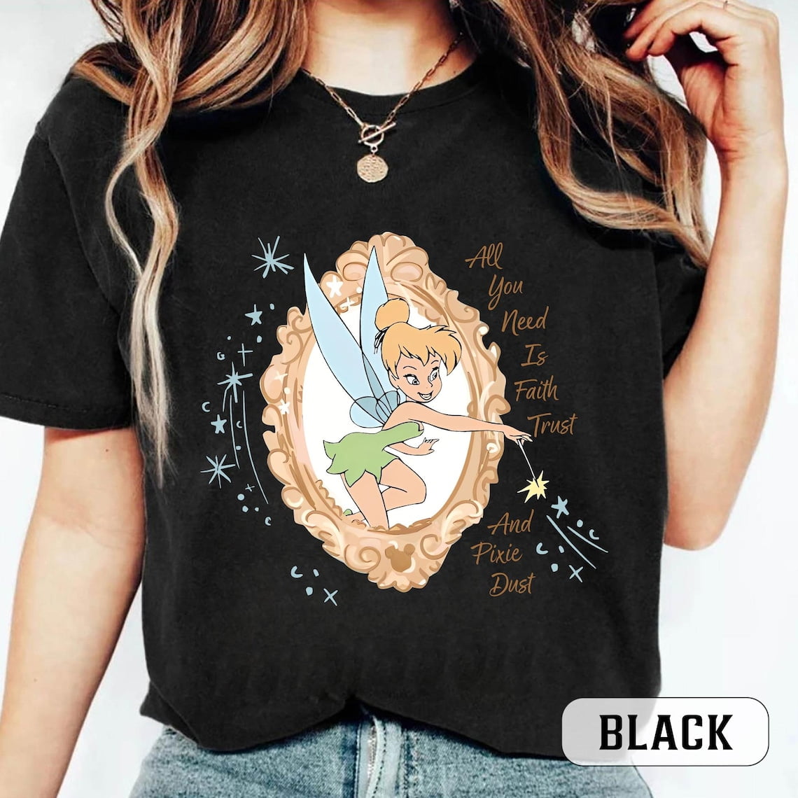 Coquette Disney Tinkerbell Shirt, Disney Princess Tinkerbell Shirt ...