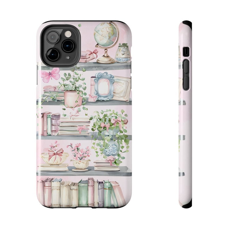 Coquette Floral Book Lover Booktok Phone Case for iPhone 11 12 13 14 15 ...