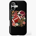 Coquette Flower Game Day Sports Theme iPhone Case for 17 11 12 13 14 15 ...