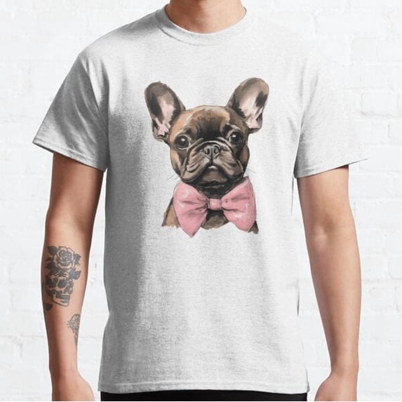 Coquette Frenchie Sketch Classic T-shirt - Walmart.com