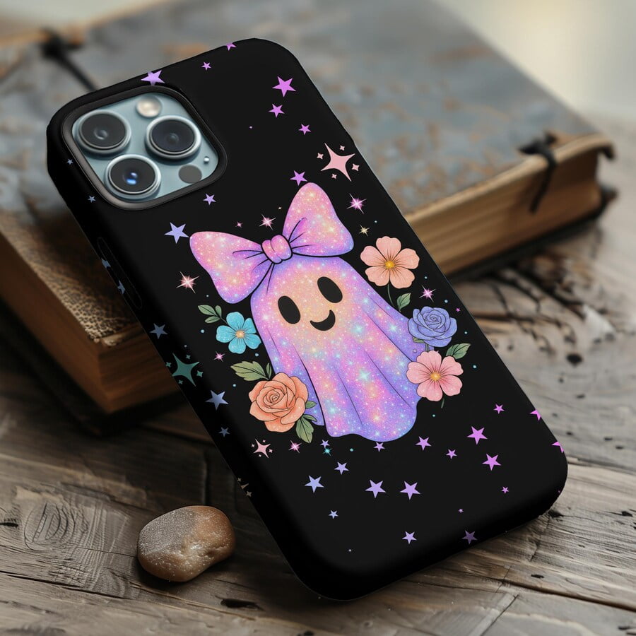 Coquette Goth Aesthetic Halloween Witchy Ghost Phone Case with iPhone ...
