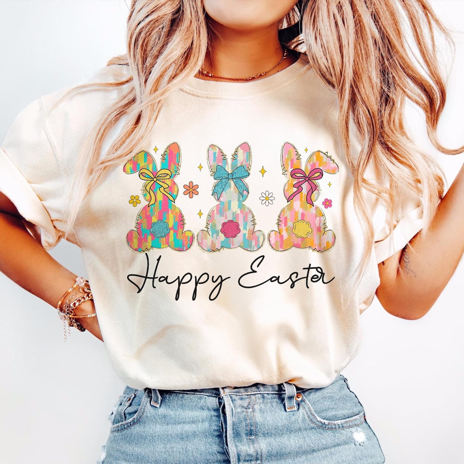 Coquette Happy Easter shirt Girl Easter Coquette shirt Pink Floral ...