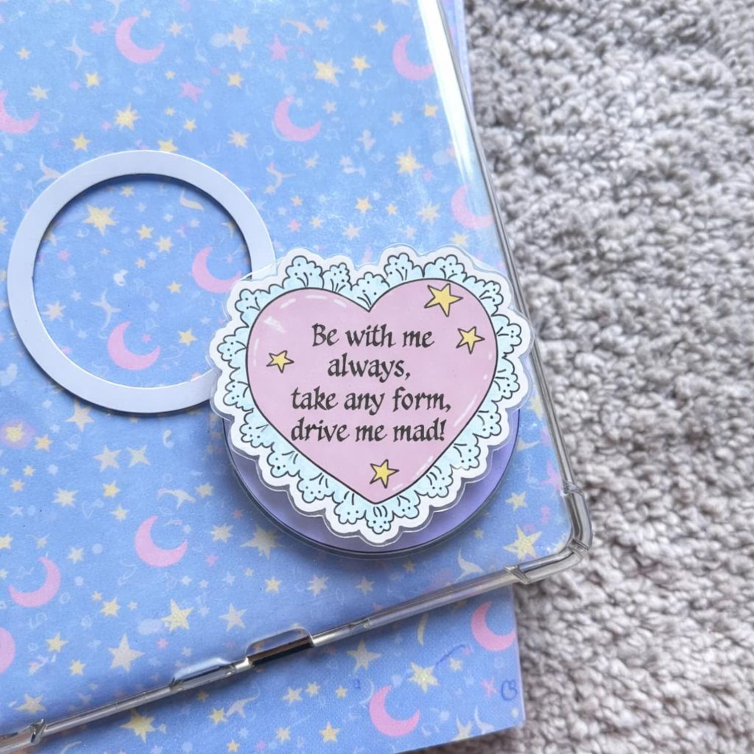 Coquette Heart Inspired Wuthering Heights MagSafe Phone Grip, Emily ...