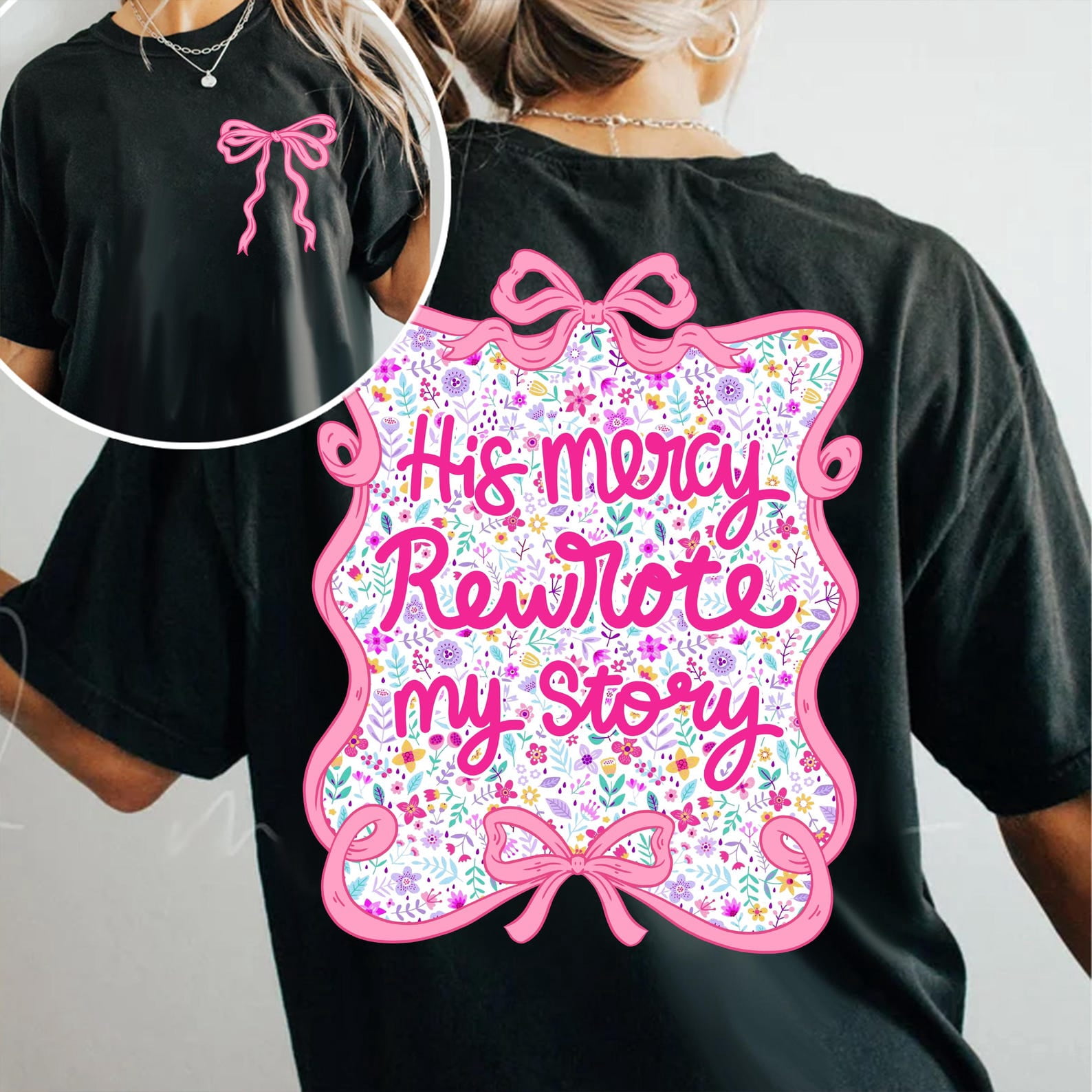Coquette His mercy rewrote my story , He has a plan, It was Jesus ...