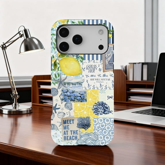 Coquette Italian Summer Coastal Collage Phone Case with iPhone 17 ...