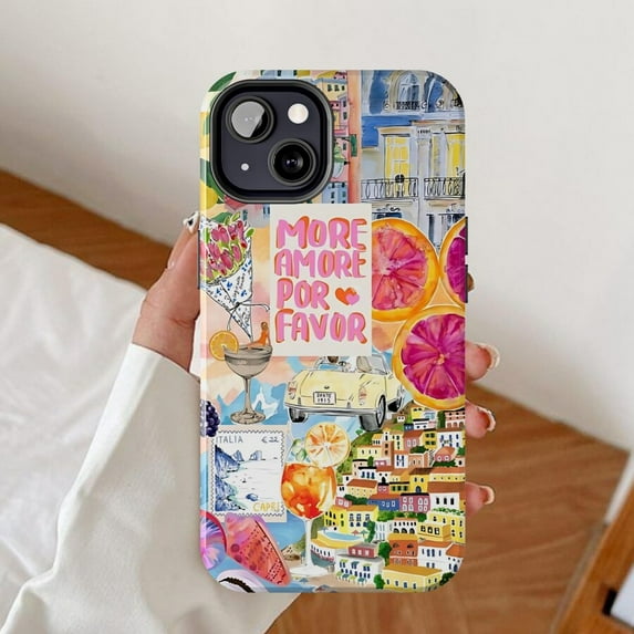 Coquette Italian Summer Coastal European Travel Collage Case 11 12 13 ...