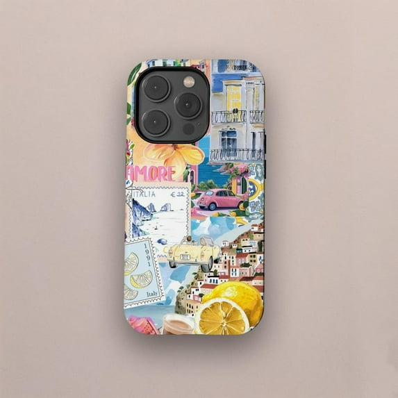 Coquette Italian Summer Pink Collage Aesthetic Phone Case for iPhone 11 ...