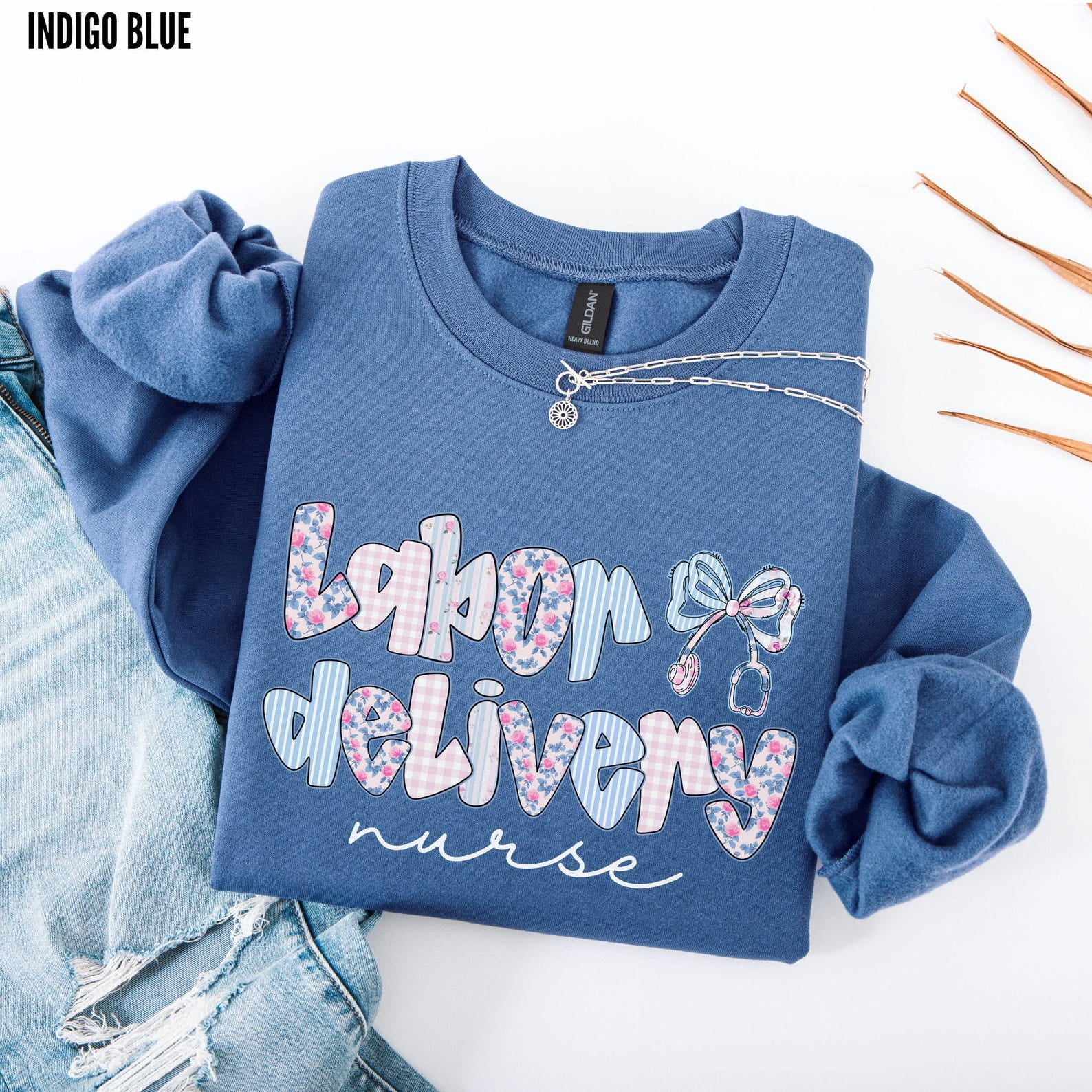Coquette Labor & Delivery Nurse Sweatshirt: Comfort Colors Crewneck ...