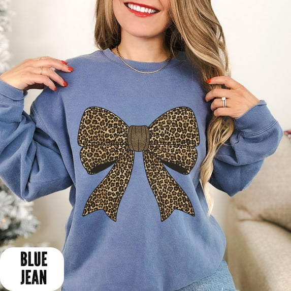 Coquette Leopard Bow Coquette Aesthetic T-Shirt, Girly Girls T-Shirt ...