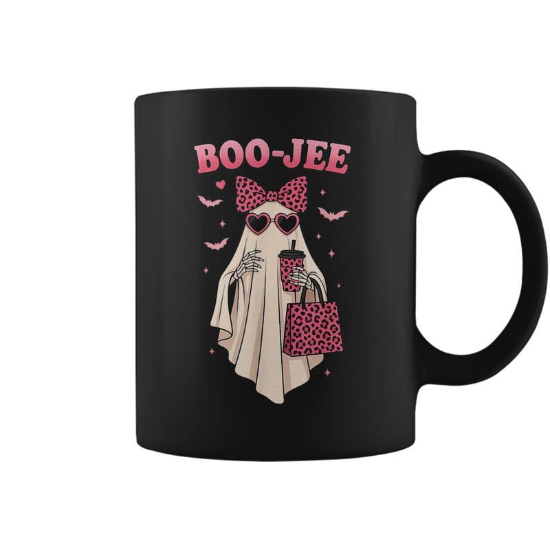 Coquette Leopard Ghost Coffee Boo Jee Halloween Boujee Ghost Coffee ...