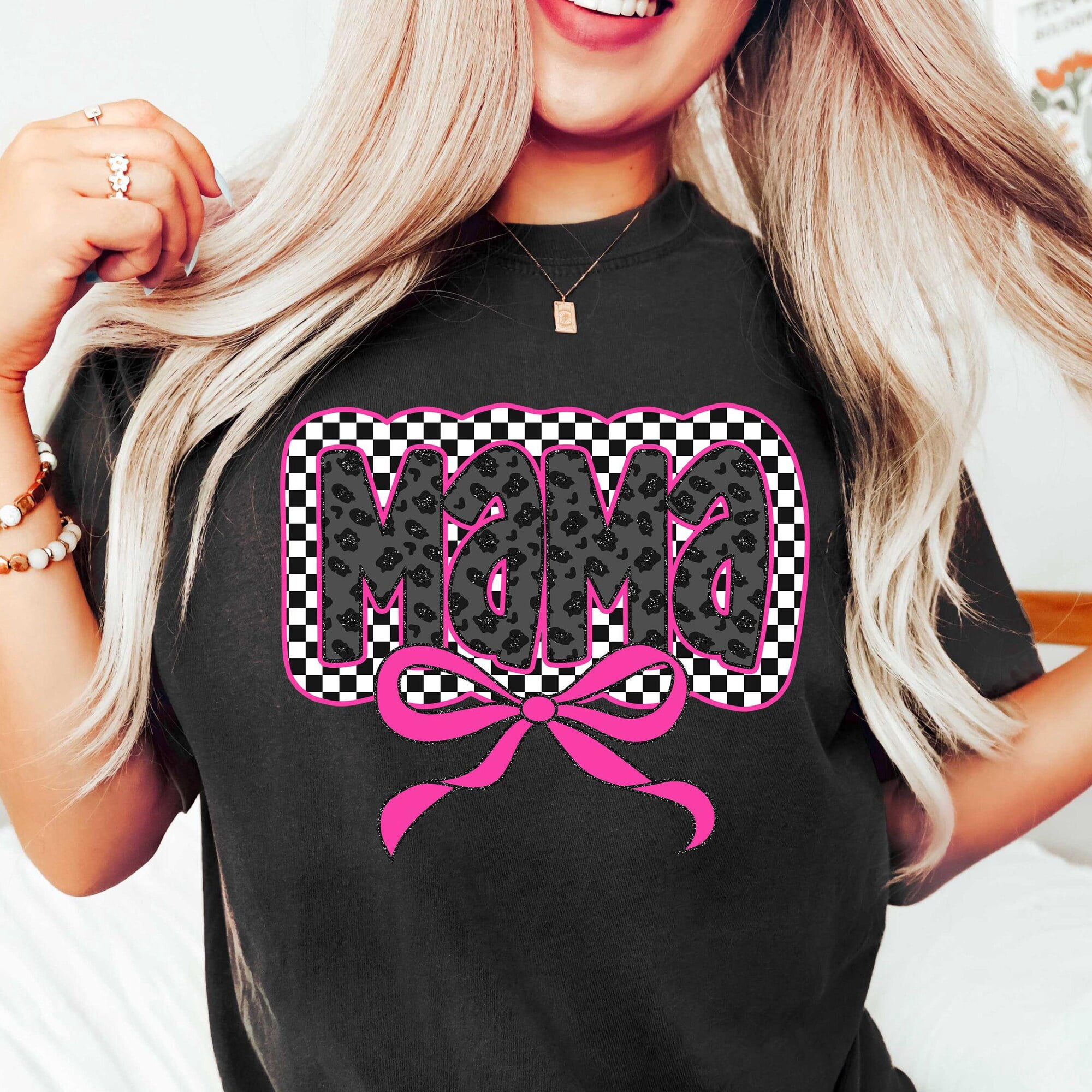 Coquette Mama Bow Shirt Mama TShirt Mothers Day Gift for Mom Birthday ...