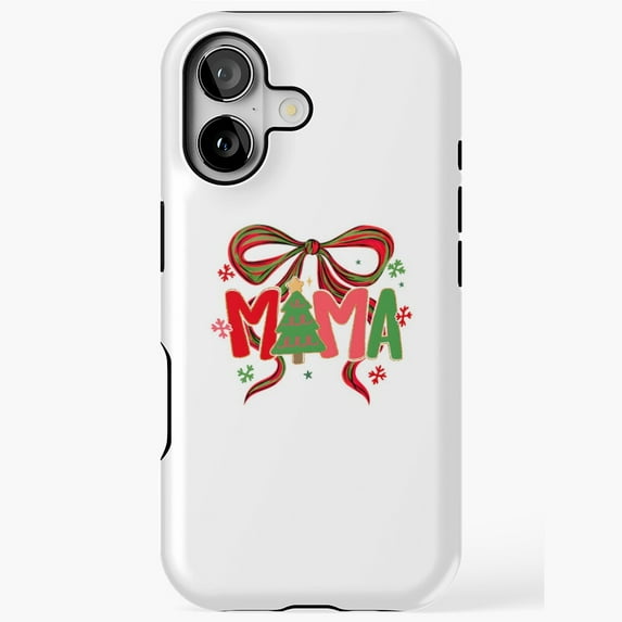 Coquette Mama Brushstroke Elegant Holiday Style for iPhone 17 11 12 13 14 15 16 Pro Max ...