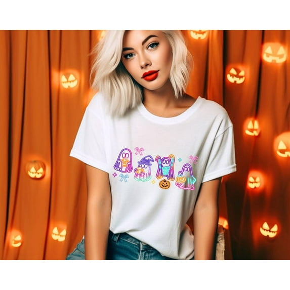 Coquette Neon Color Shirt, Ghost Shirt, Ghost Neon Shirt, Party Tee ...