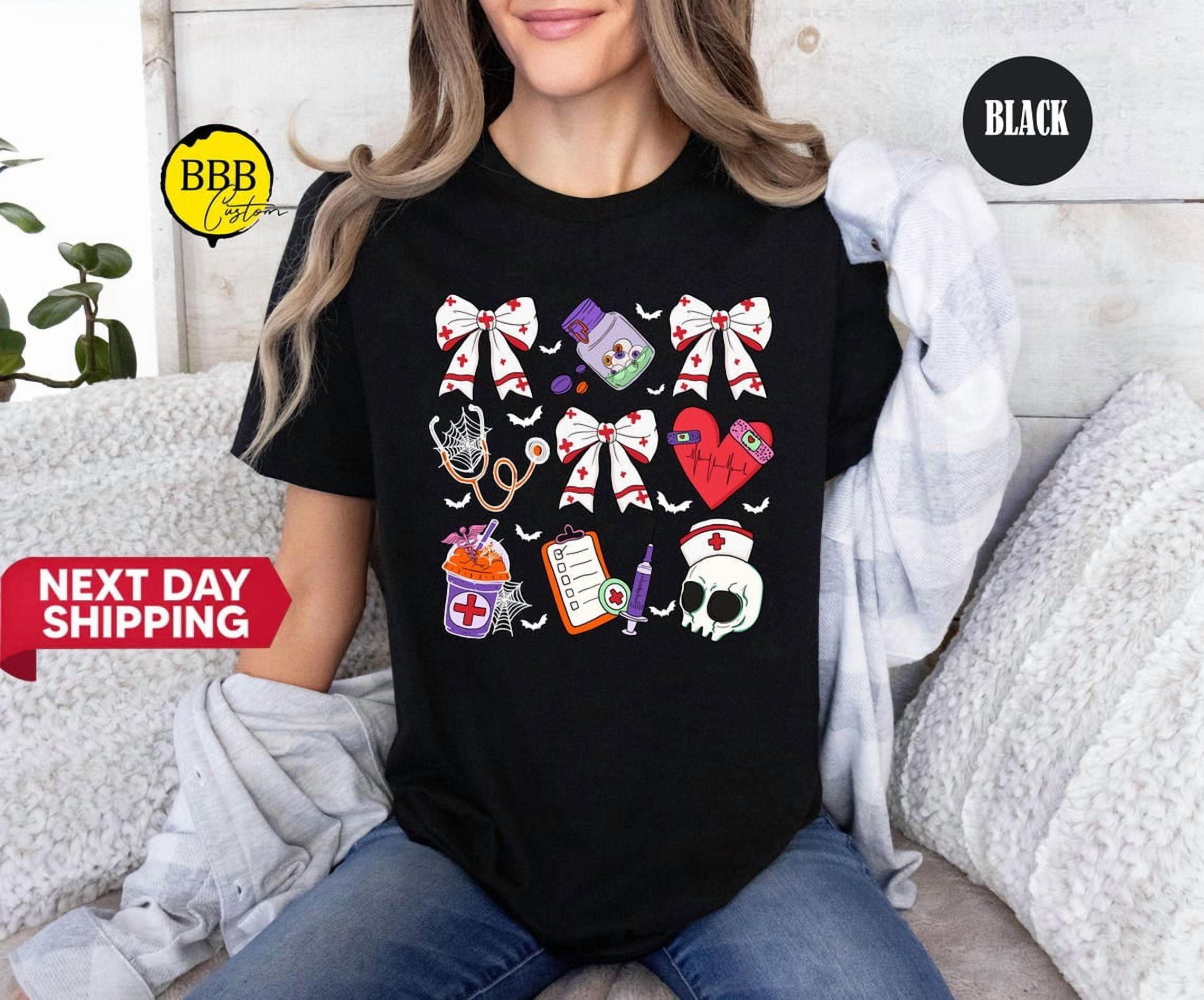 Coquette Nurse Shirt: Spooky Medical Tee, Nursing Student Tshirt All ...