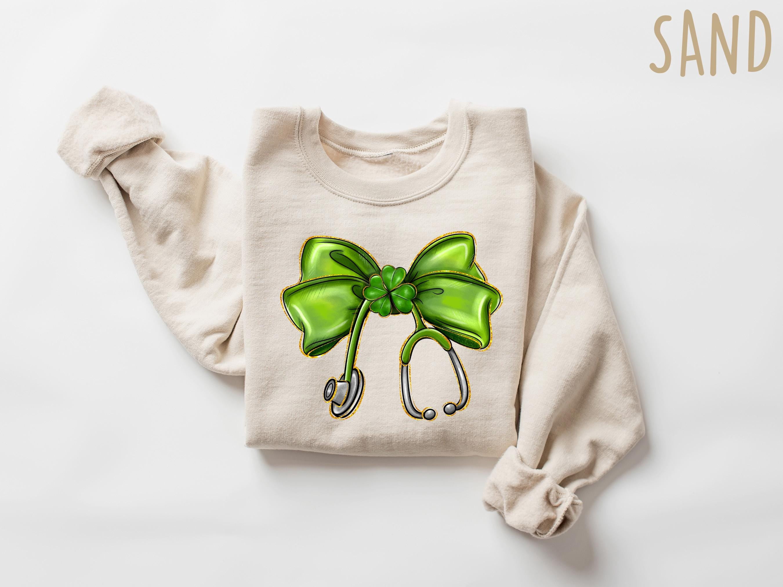 Coquette Nurse St Patrick's Sweatshirt, Lucky RN Nurse T-Shirt, Nurse ...