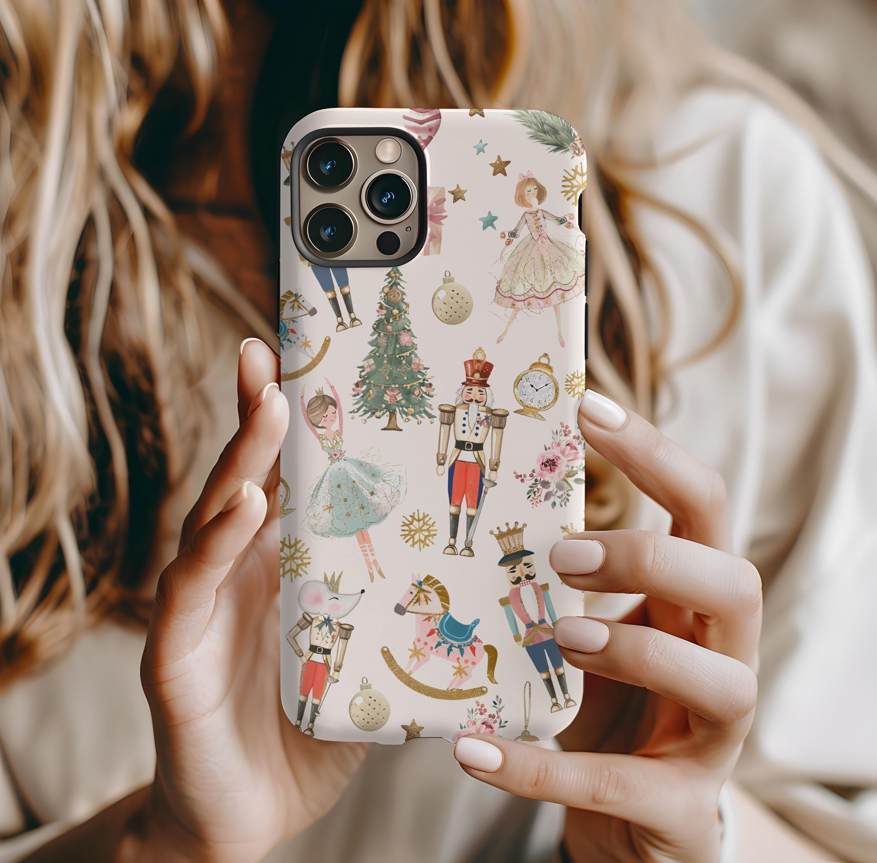 Coquette Nutcracker Ballet Inspired Holiday Phone Case iPhone 17 11 12 ...