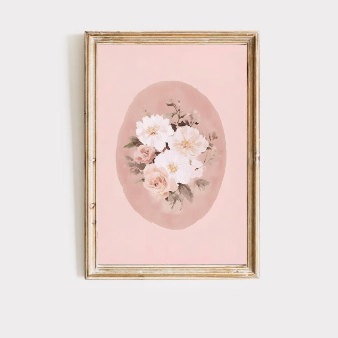 Coquette Pink Floral Wall Art, Spring Hosting Decor, Nancy Meyers Decor ...