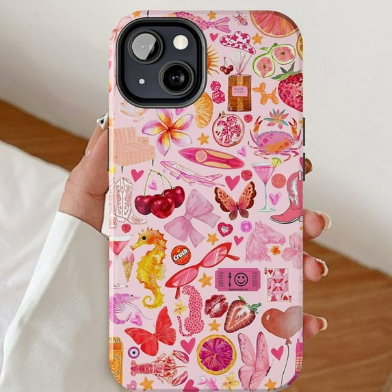 Coquette Preppy Trendy Pink Spring Fruity Summer Collage Case 11 12 13 ...