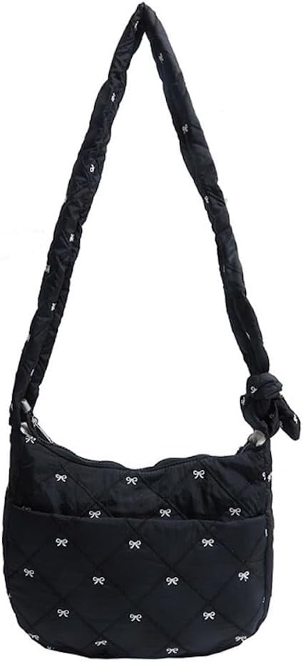 Coquette Purse Cute Vintage Bow Shoulder Bag Quilted Balletcore ...