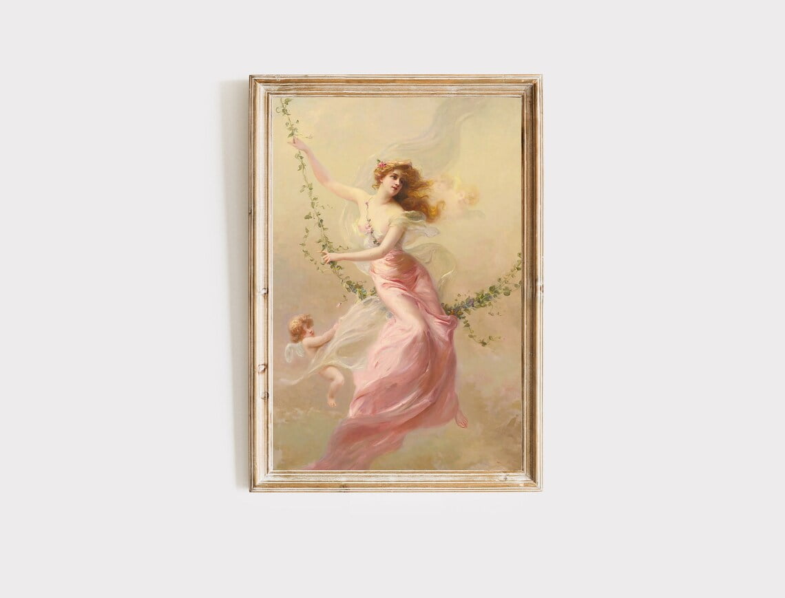 Coquette Room Decor, Renaissance Painting, Edourad Bisson, Coquette Art ...