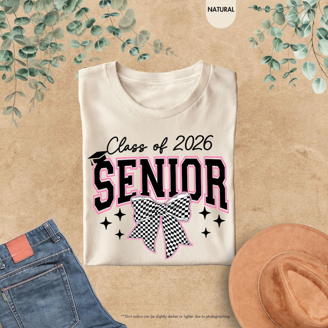Coquette Senior Shirt, Class Of 2026 Shirt, Senior Woman Shirt ...