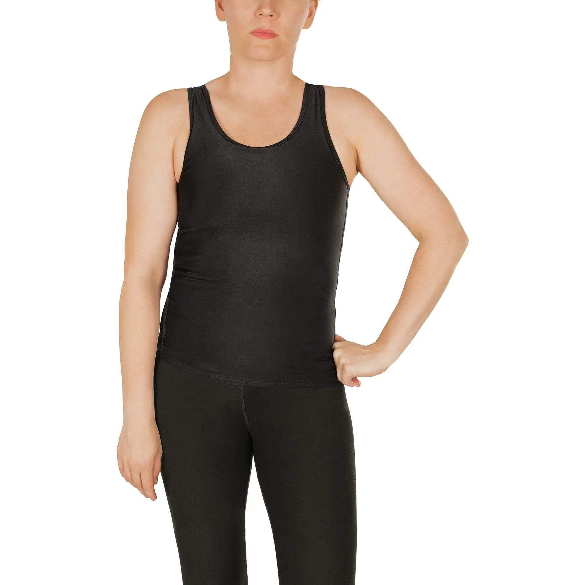 23181X - Long Binder - Black - 1X/2X - Walmart.com
