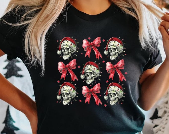 Coquette Shirt, Coquette Shirt, Skulls and Bows Coquette Shirt, Skull ...