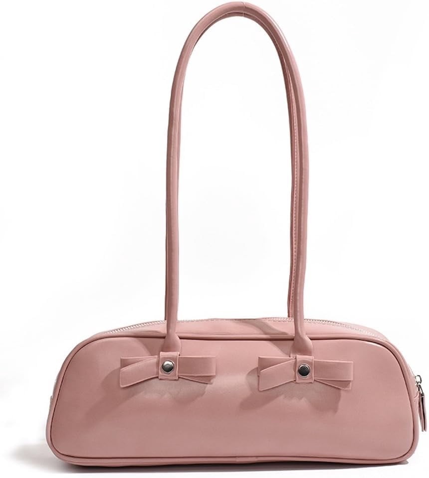 Coquette Shoulder Purse Women Bow Bag Vegan Leather Shoulder Purses ...