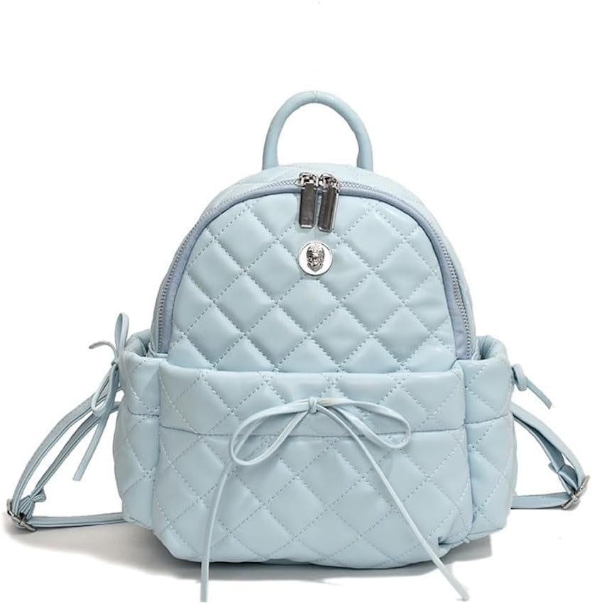 Coquette Small Backpack Purse Bow Tie Balletcore Quilted Backpack Women ...