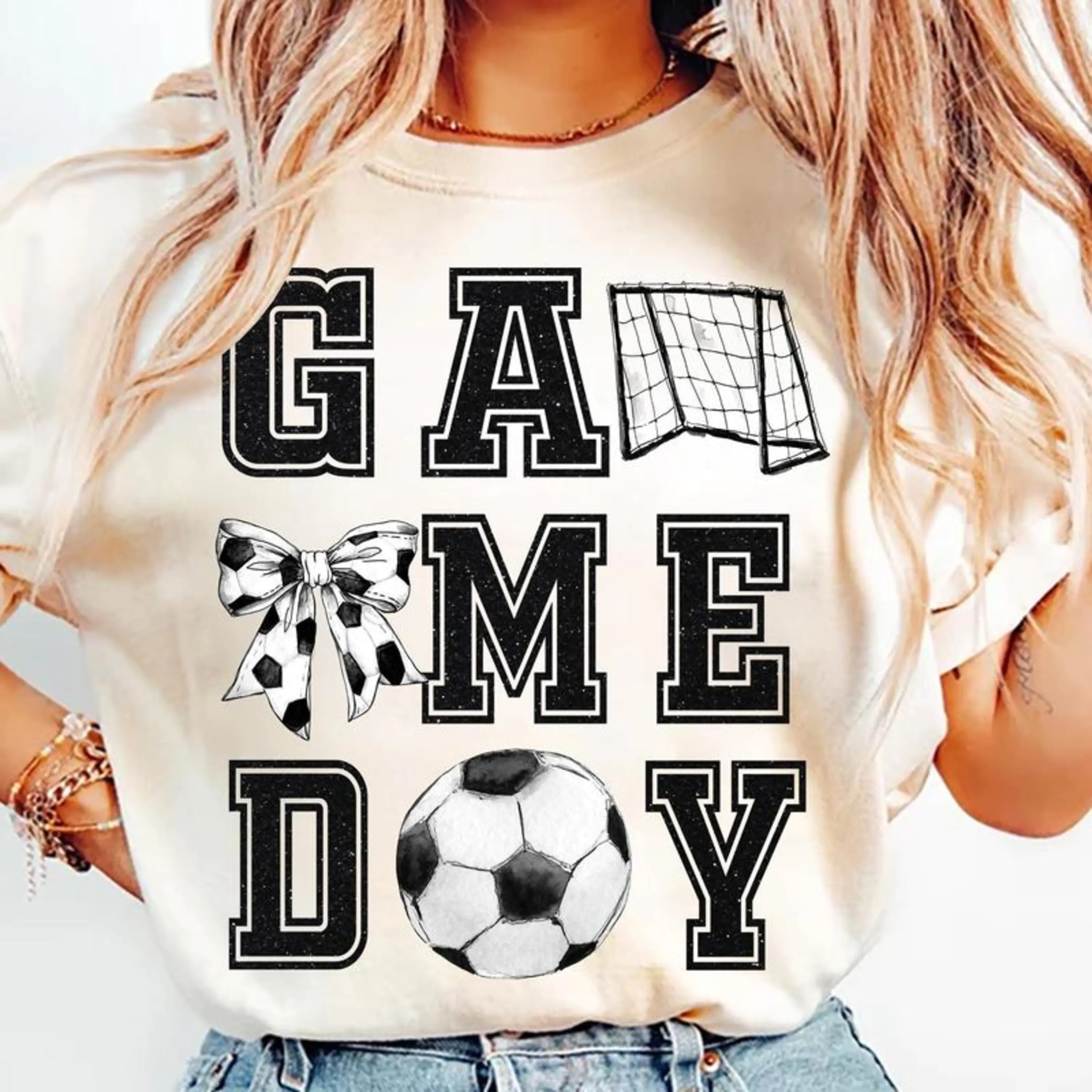 Coquette Soccer Game Day Shirt, Coquette Bow Shirt,, Game Day Shirt ...