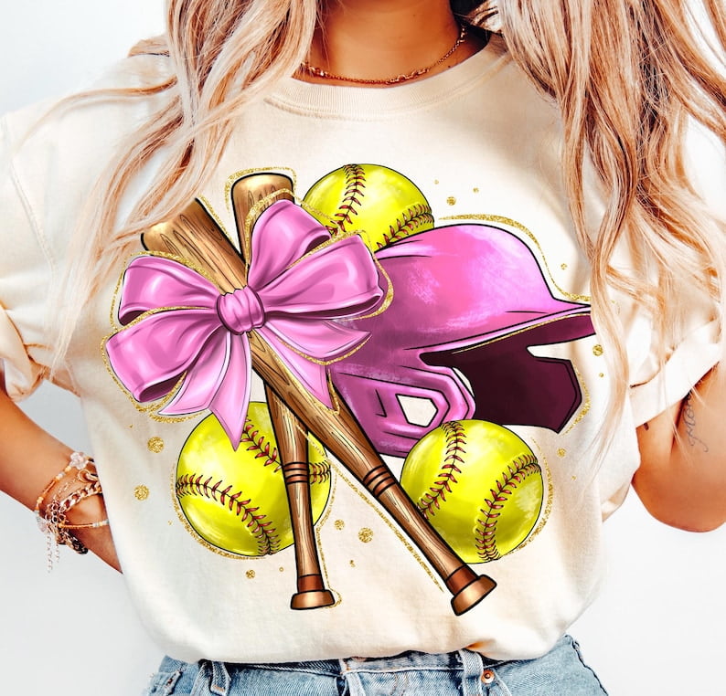 Coquette Softball T-shirt, Soft Girl Era Shirt, Social Club Shirt, Pink ...