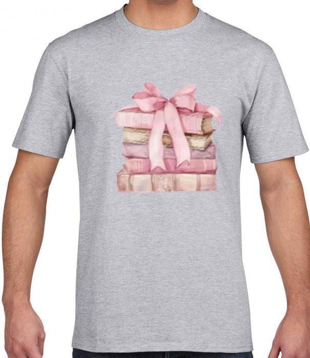 Coquette Stack Book Ribbon Bow Aesthetic X1T-shirt, for men & women, up ...